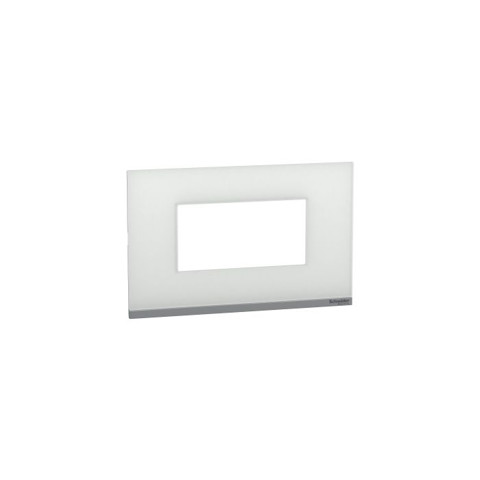 Buy 4 Module Glass Surround Only,AG Unica Pure - Schneider Electric