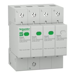 Easy9 Surge Arrestor T2 3P-N 20kA 400V