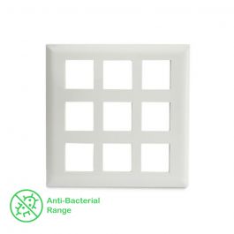 Buy 18 Module Grid & 18 Module Cover Frame - White Livia AB - Schneider ...